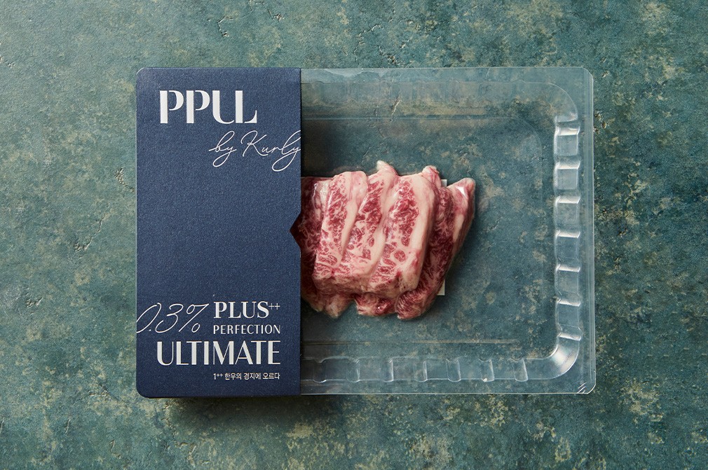 [PPUL] 1++(9) 한우 어슷썰은 갈비살 150g - 마켓컬리