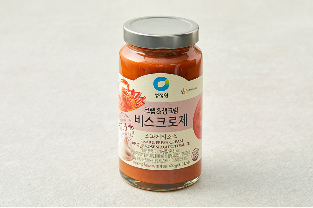 [청정원] 비스크 로제 스파게티소스 600g 마켓컬리